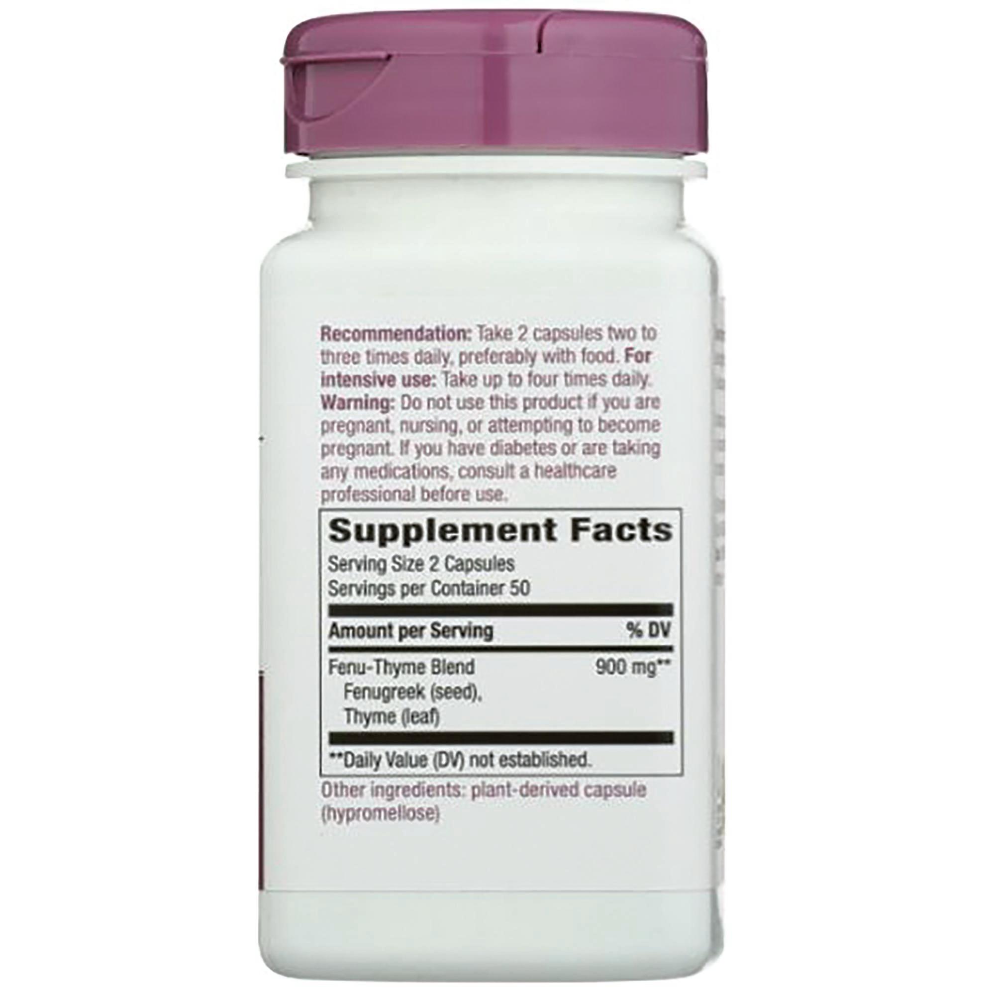 Nature's Way Fenu-Thyme 100 Vegan Caps - Swanson®