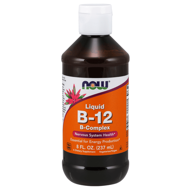 NOW Foods Liquid B-12 8 fl oz (237 mL) Liquid - Swanson Health Products