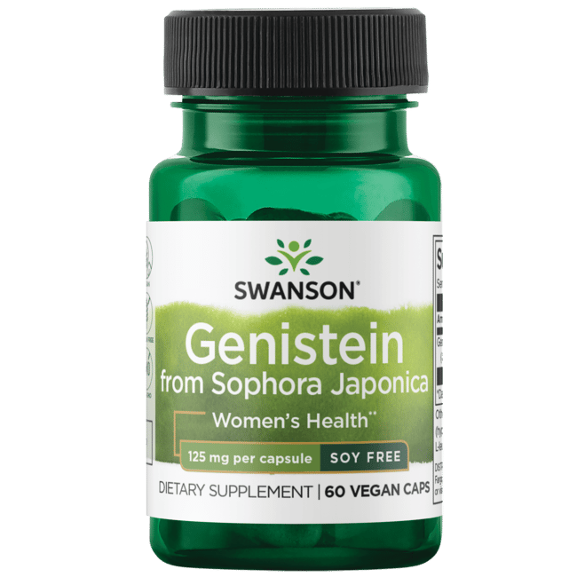 Swanson Ultra Soy-Free Genistein 125 mg 60 Veg Caps - Swanson Health ...